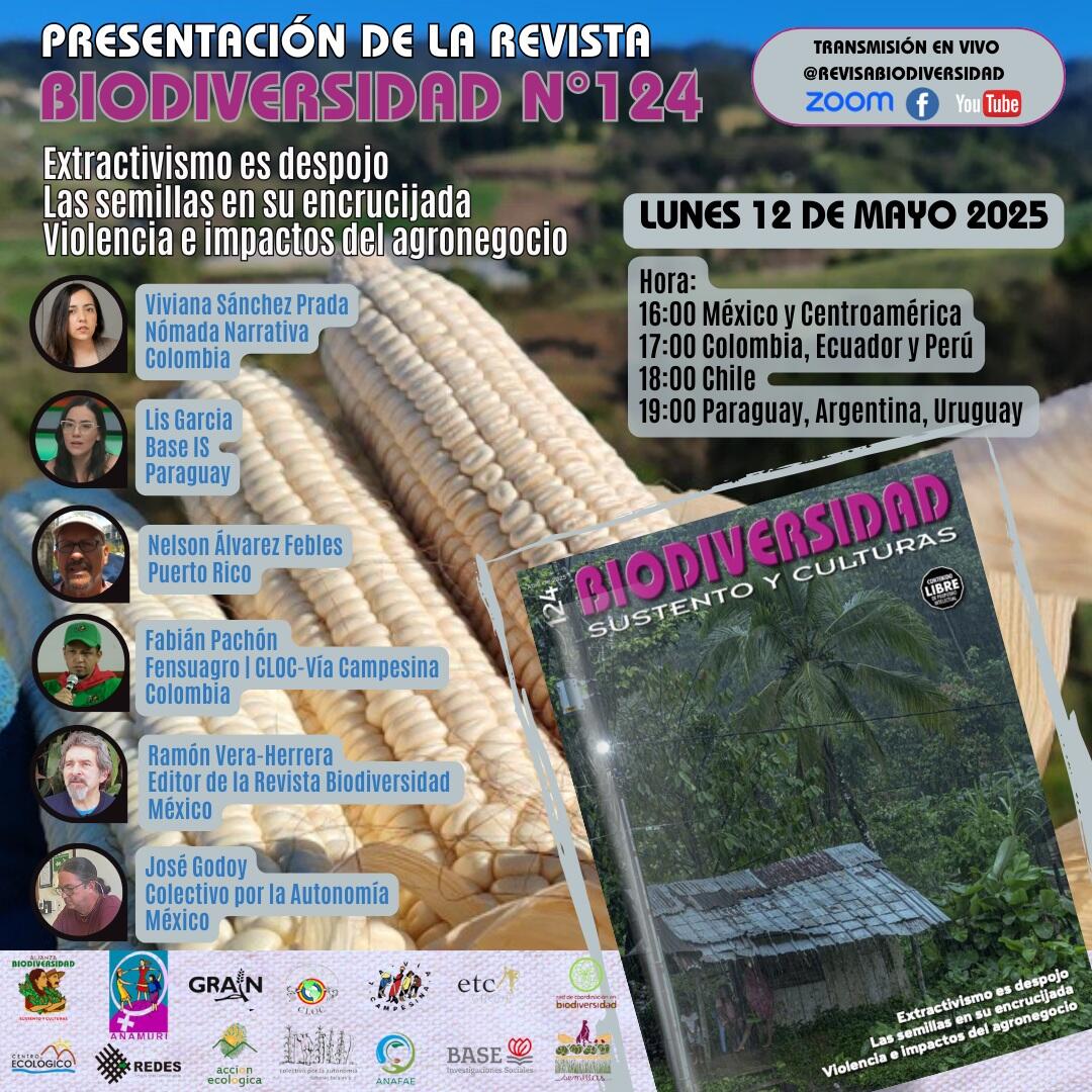 Presentación de la revista Biodiversidad, sustento y culturas #124 ...