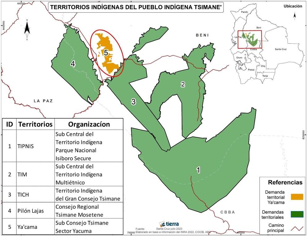 TCP anula asentamientos en tierras ancestrales Tsimane y ordena ...