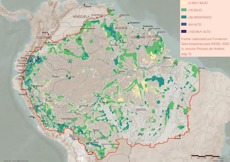 La tercera parte de la Amazonía está altamente amenazada ...