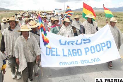 Bolivia: indígenas del Lago Poopó marchan contra el despojo y cercado ...